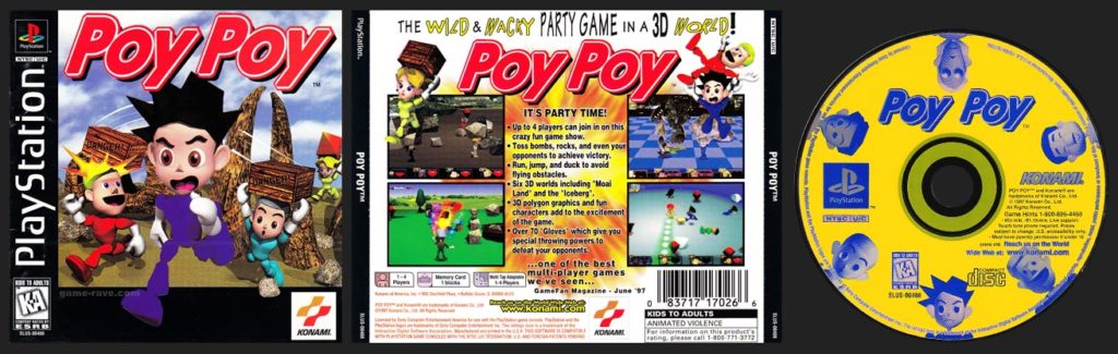 Poy Poy - game-rave.com - Konami PlayStation Games