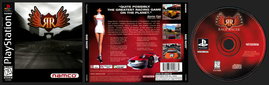 Rage Racer - game-rave.com - Namco Racing Games