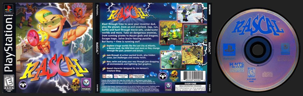 Rascal - game-rave.com - Traveller's Tales games on PlayStation