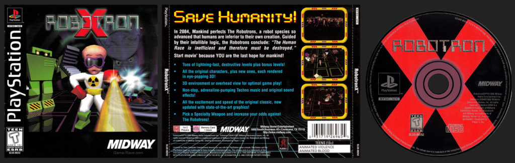Robotron X - game-rave.com - Midway Games on PlayStation