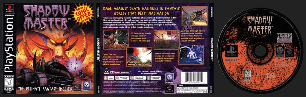 Shadow Master - game-rave.com - Psygnosis Games on PlayStation