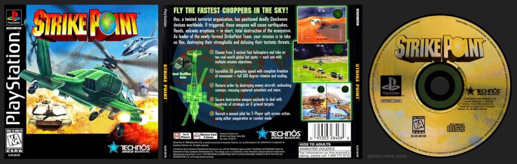 Strike Point - game-rave.com - Helicopter Games on PlayStation