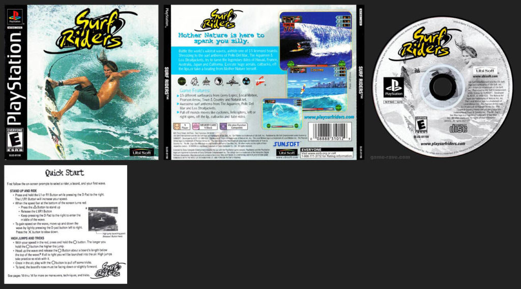 Surf Riders - game-rave.com - Surfing on PlayStation