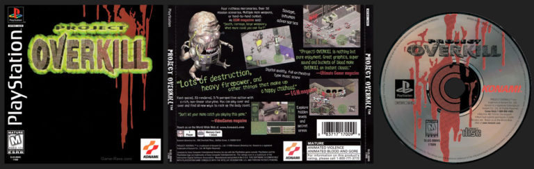 Project Overkill - game-rave.com - Konami Games on PlayStation