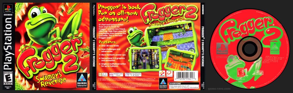 Frogger 2 Swampy's Revenge - game-rave.com - PlayStation Mascots