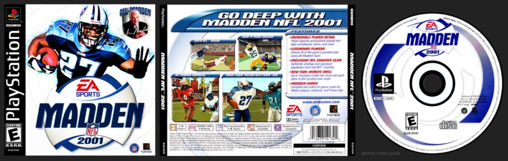 Madden NFL 2001 - game-rave.com - Football Games On PlayStation