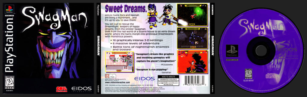 Swagman - game-rave.com - Eidos Games on PlayStation