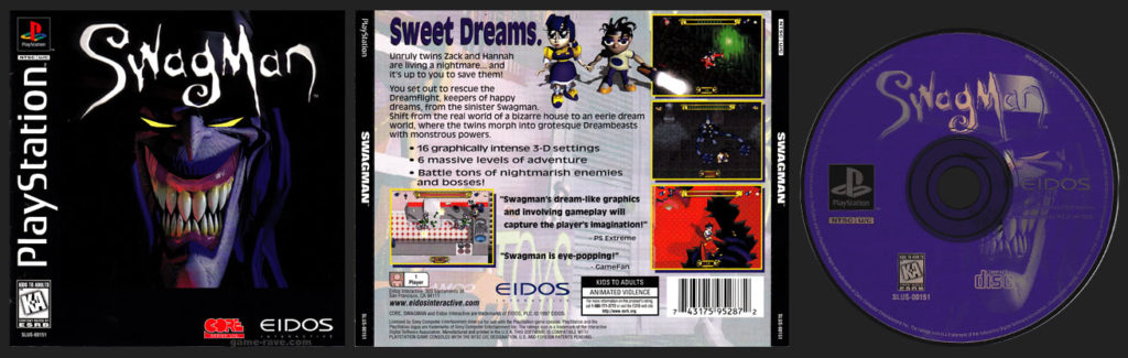 Swagman - game-rave.com - Eidos Games on PlayStation