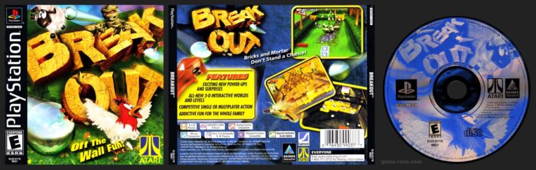 Breakout - game-rave.com - Atari Games on PlayStation