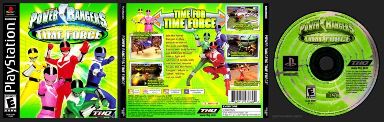 Power Rangers Time Force - game-rave.com - TV Shows on PlayStation