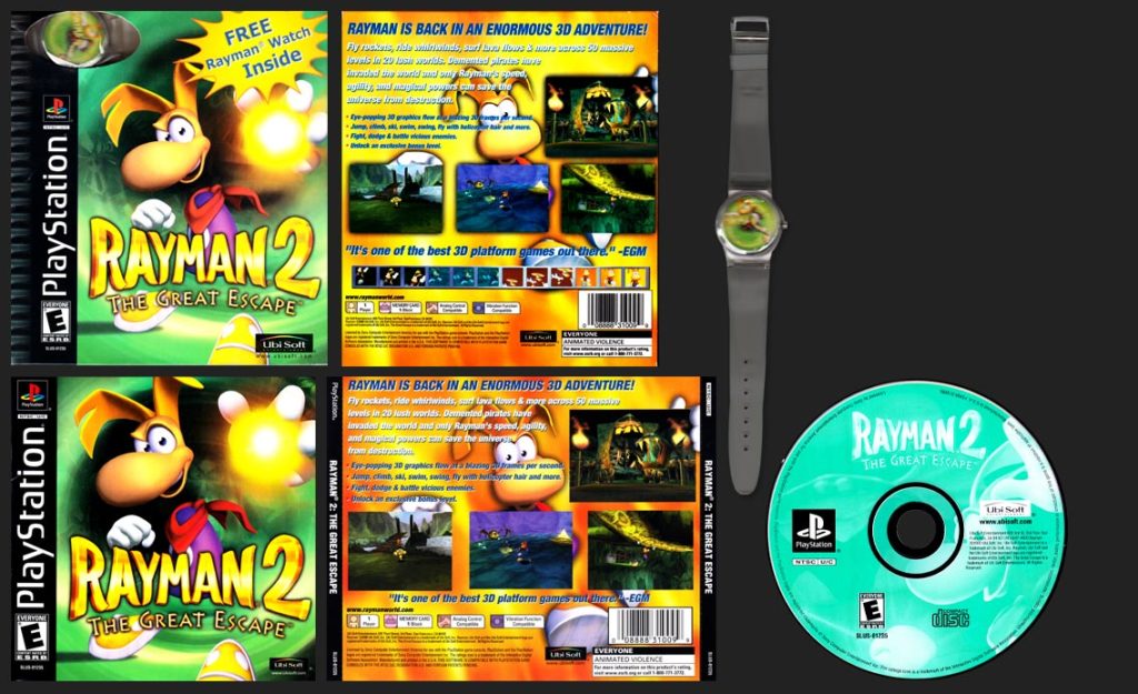 Rayman 2: The Great Escape - game-rave.com - Ubi Soft PlayStation
