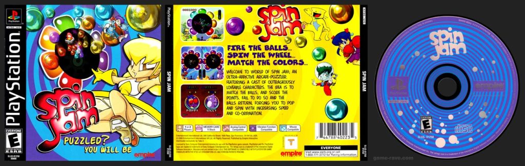 Spin Jam - game-rave.com - Puzzle Games on PlayStation