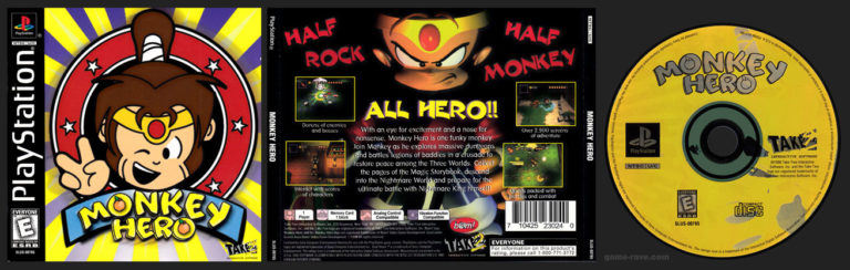 Monkey Hero - game-rave.com - Take 2 PlayStation Games