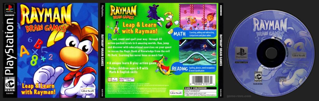 Rayman Brain Games - game-rave.com - Ubi Soft Games on PlayStation