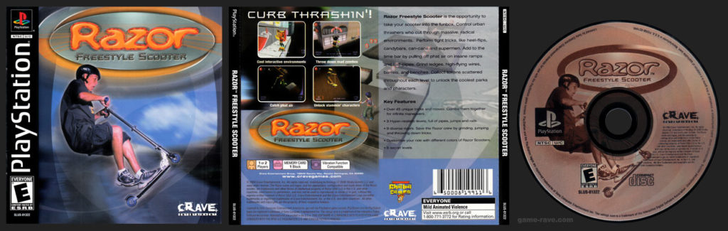 Razor Freestyle Scooter - game-rave.com - 2000 Era Fads on PlayStation
