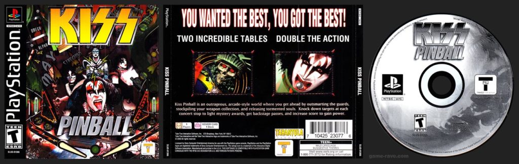 KISS Pinball - game-rave.com - PlayStation Pinball Games