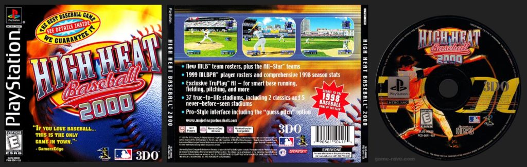 High Heat Baseball 2000 - game-rave.com - PlayStation Baseball Games