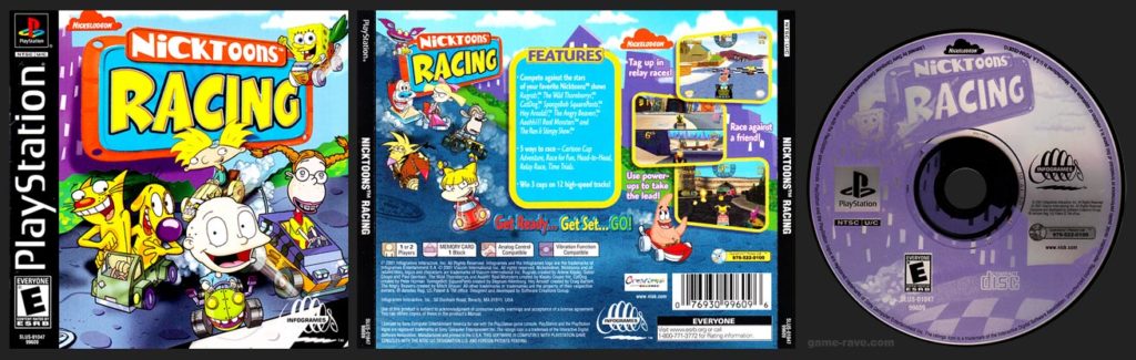 Nicktoons Racing - game-rave.com - Nickelodeon Games on PSX
