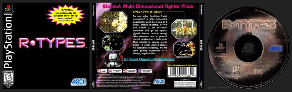 R-Types - game-rave.com - Arcade Games on PlayStation