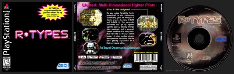 R-Types - game-rave.com - Arcade Games on PlayStation