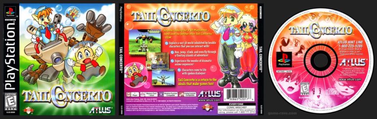 Tail Concerto - game-rave.com - Atlus PlayStation Games