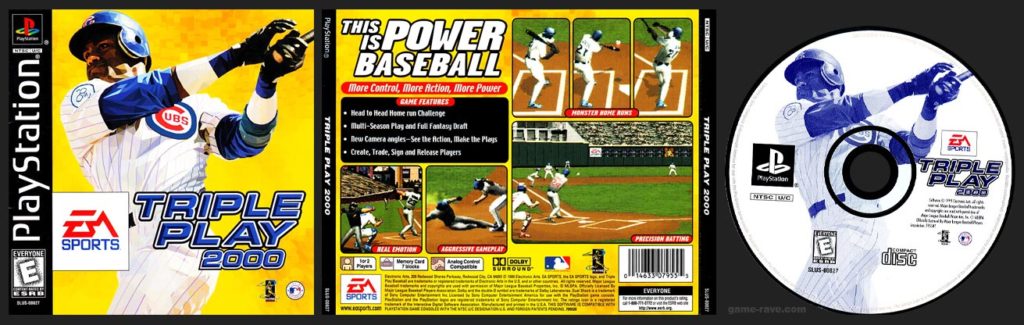Triple Play 2000 - game-rave.com - PlayStation EA Baseball Games