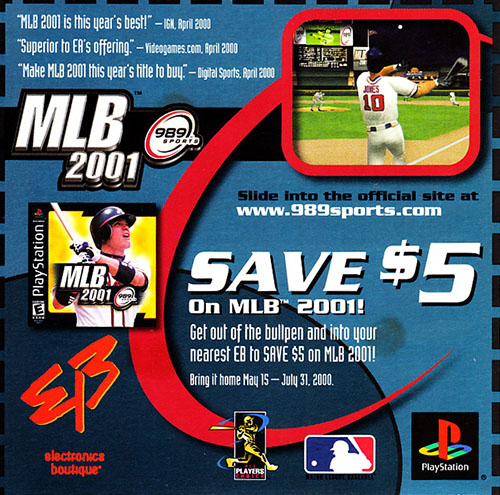 MLB 2001 Demo Disc - game-rave.com