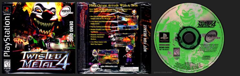 Twisted Metal 4 Demo Disc - game-rave.com