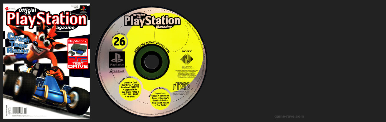 Official PlayStation Magazine Demo Disc 26 - game-rave.com